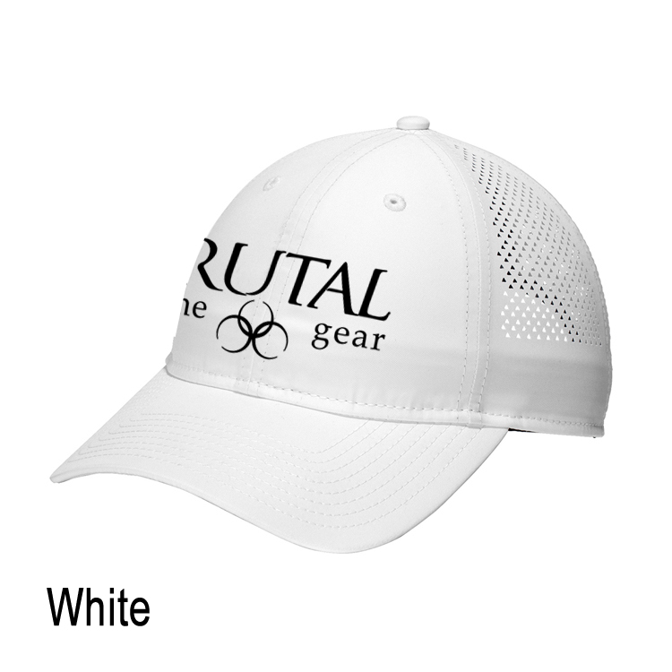 NE406 Brutal Logo Perforated Performance Cap - Brutal Game Gear USA